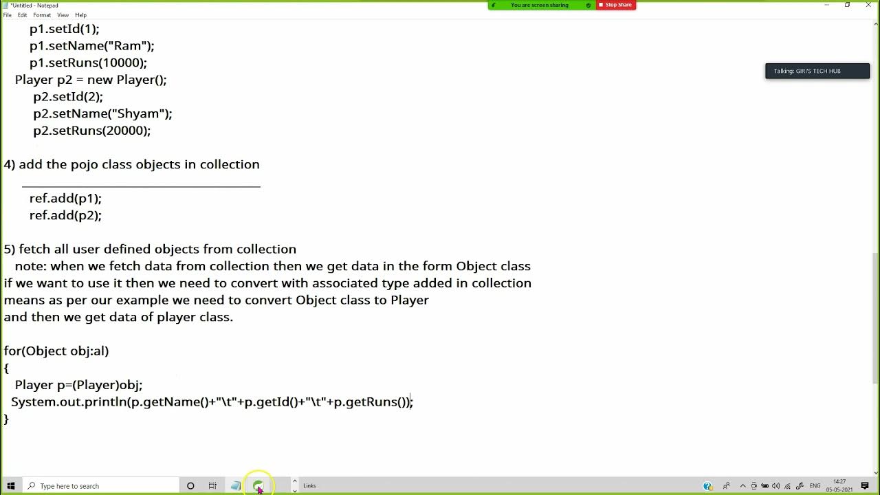 ArrayList with User Defined Objects - YouTube