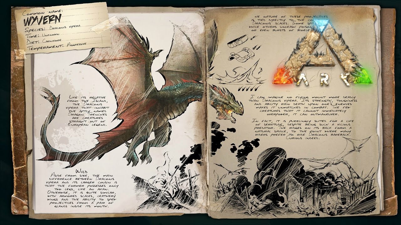 Ark Scorched Earth DLC Alpha Wyvern and Wyvern Claw Skin!!!! - YouTube