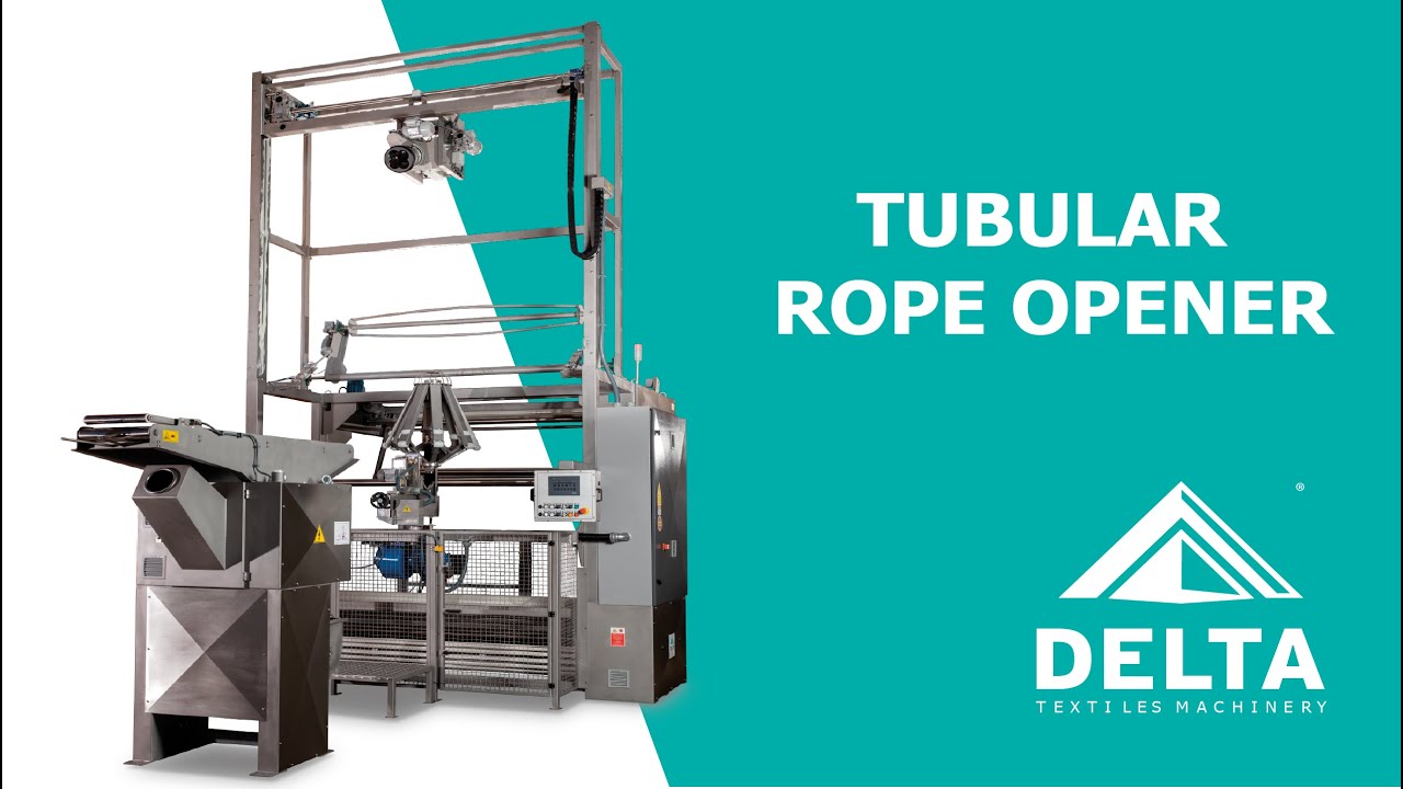 Tubular Rope Opener MWS033 Iconcept Flow | Delta Textile Machine - YouTube
