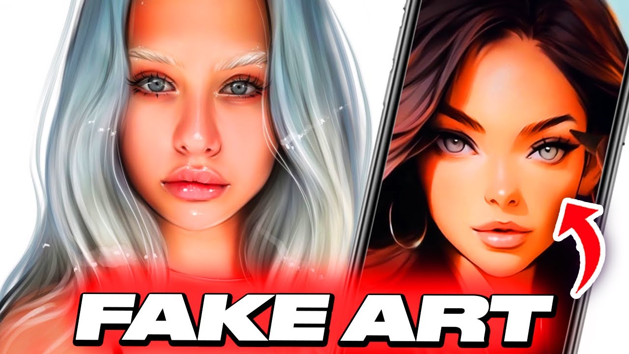 Artist FAKES Art Videos To Sell Brushes...And Has For YEARS - YouTube