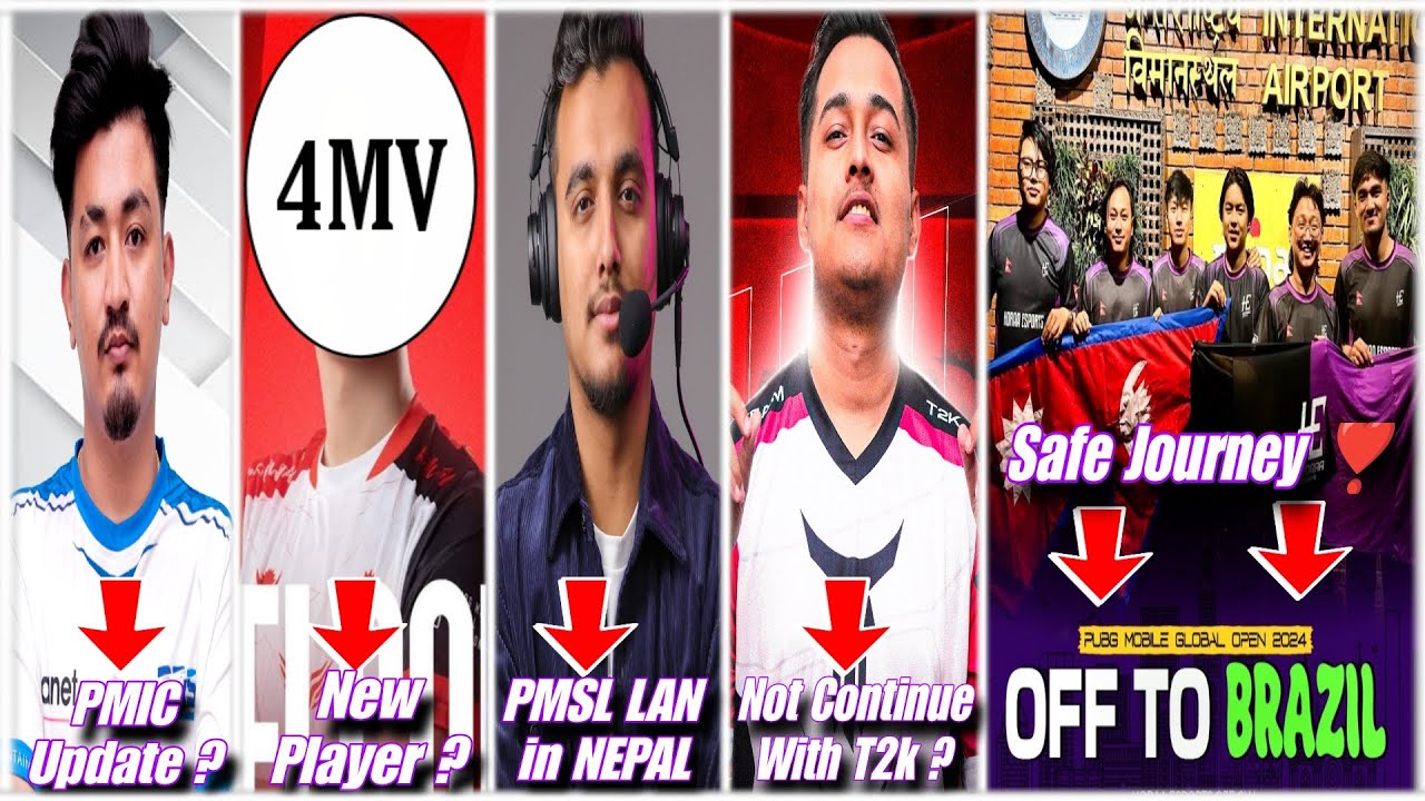 Hora Esports Travelling Brazil ! 4MV New Player? Ansh yt on PMSL? PMGO ...