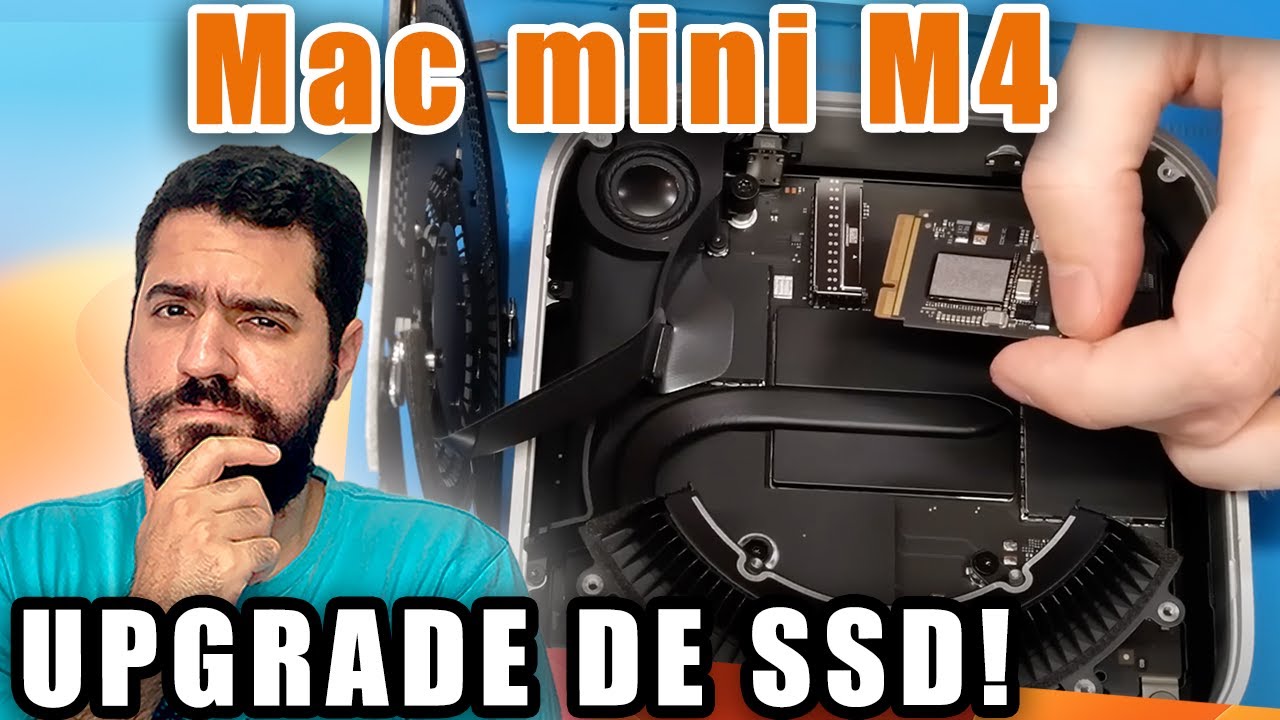 Upgrade no NOVÍSSIMO Mac mini M4 - Troca do SSD! - YouTube