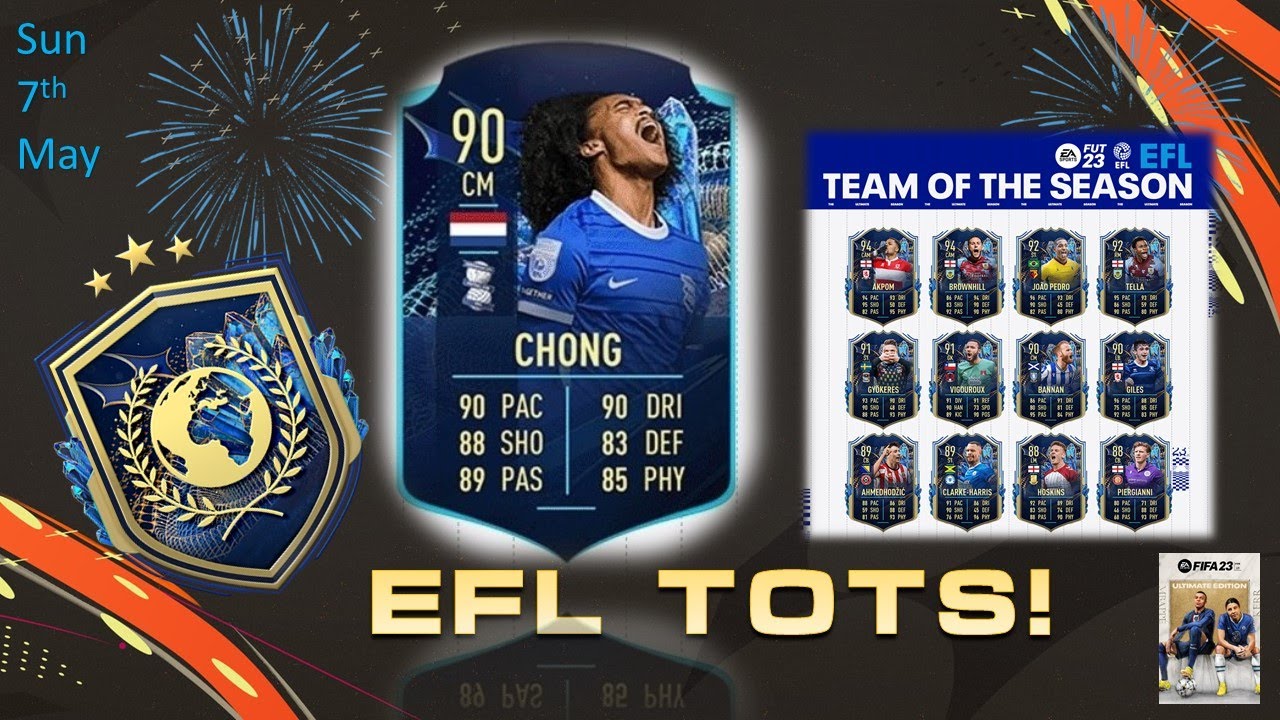 Fifa 23 | INSANE EFL TOTS squad! plus a BROKEN Player Pick!?! - YouTube