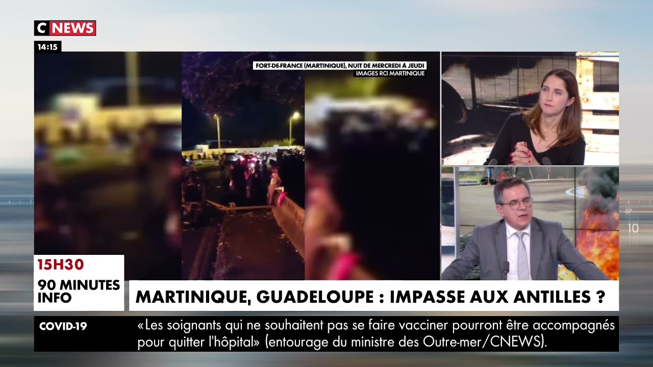 A propos de la situation en Martinique [CNEWS 26/11/2021] - YouTube
