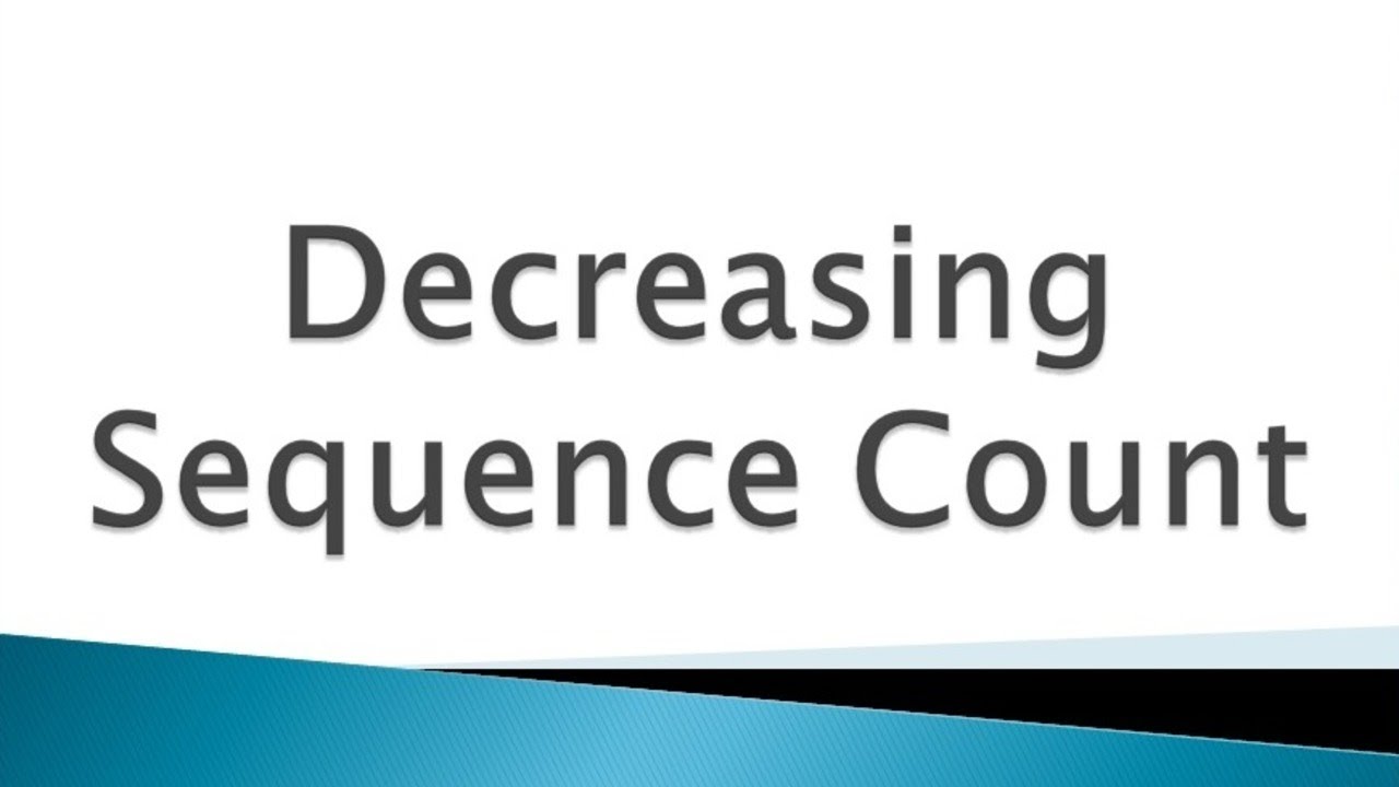 Decreasing Sequence Count Logic Building Problems Placement Questions Java Code Youtube