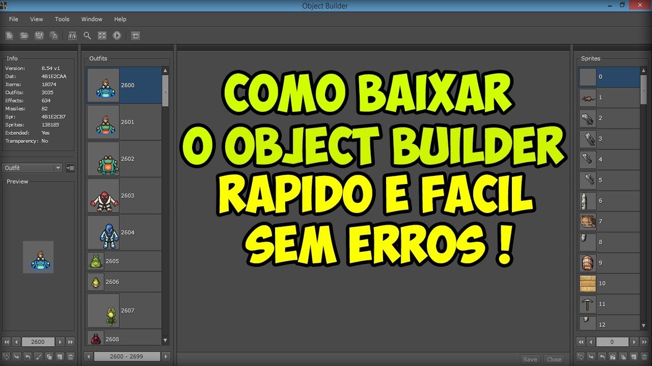 Como Baixar e Instalar o Object Builder [Rapido,Facil e Sem Erros ...