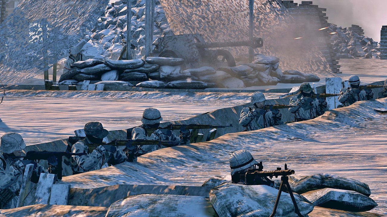 German Line Defense Battle - Stalingrad Winter 1942 | Gates of Hell ...