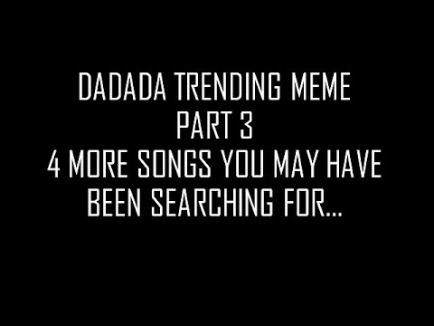 Tik Tok Funny Meme 3 DaDaDa Song Is - YouTube