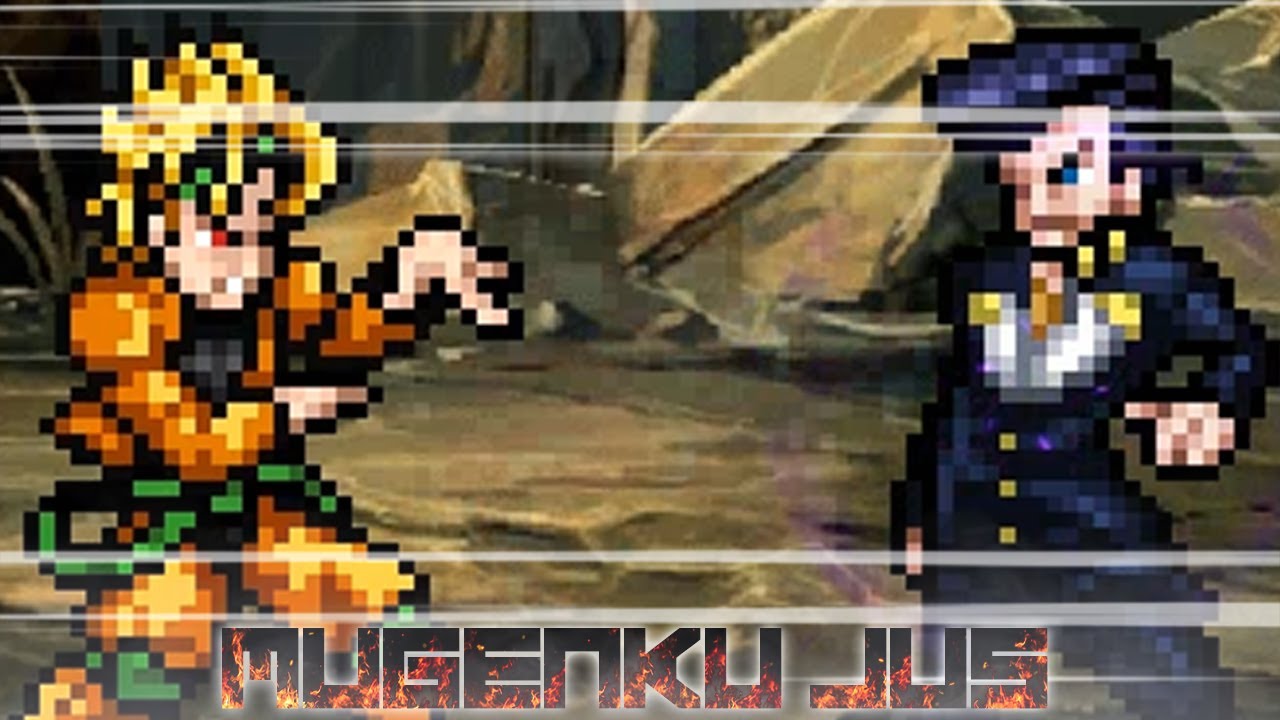 Dio vs Josuke - Jojo's Bizarre Adventure MUGEN JUS - YouTube
