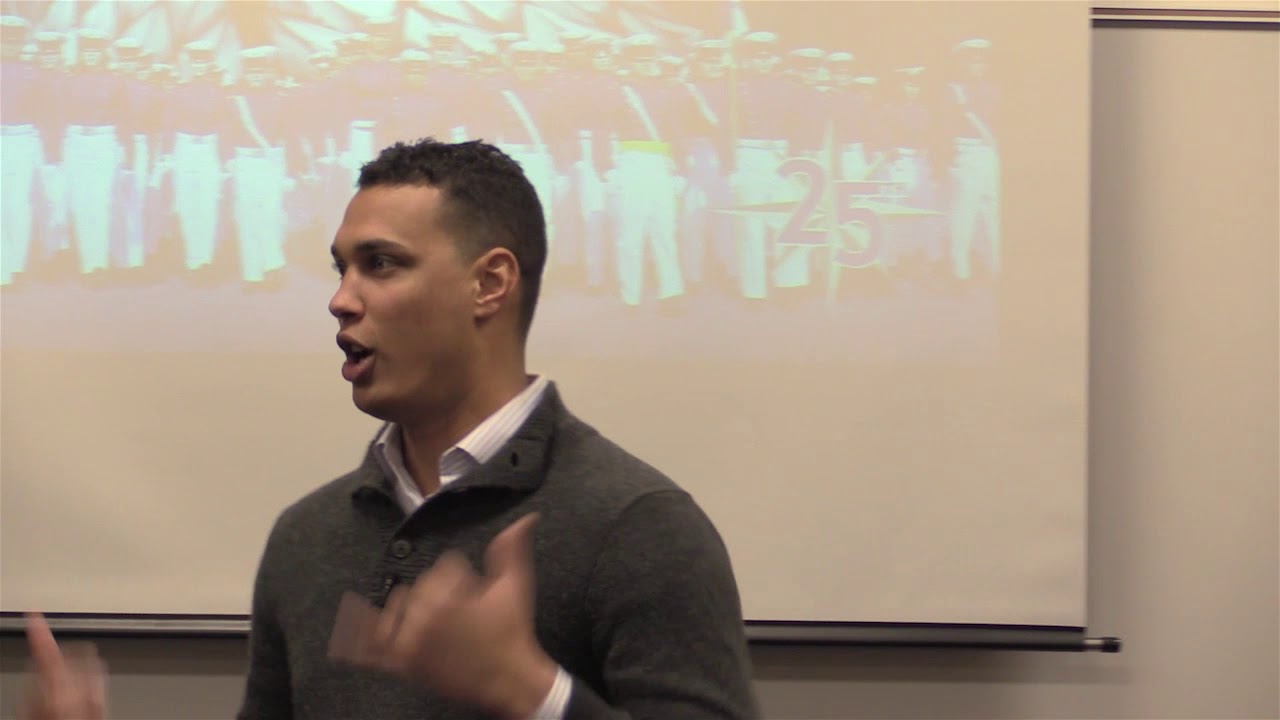 Former NFL Wide Receiver David Nelson speaks about service at NCLS 18 ...