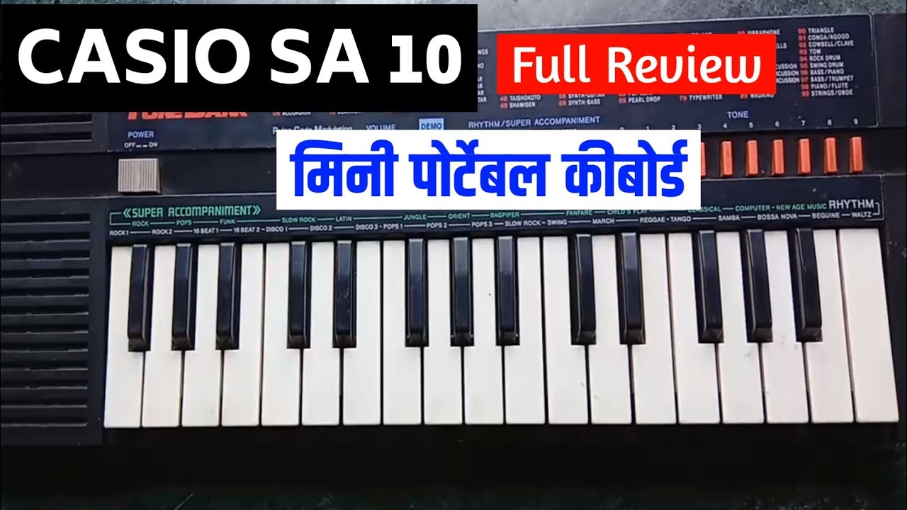 Casio Sa 10 Mini Keyboard Full Review | Musical Sartaj - YouTube