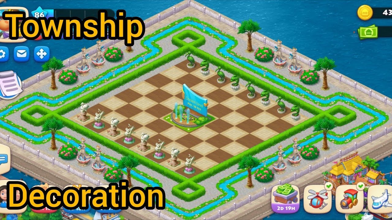 Township Town Sign Decoration || Township Name Plate Decoration ...