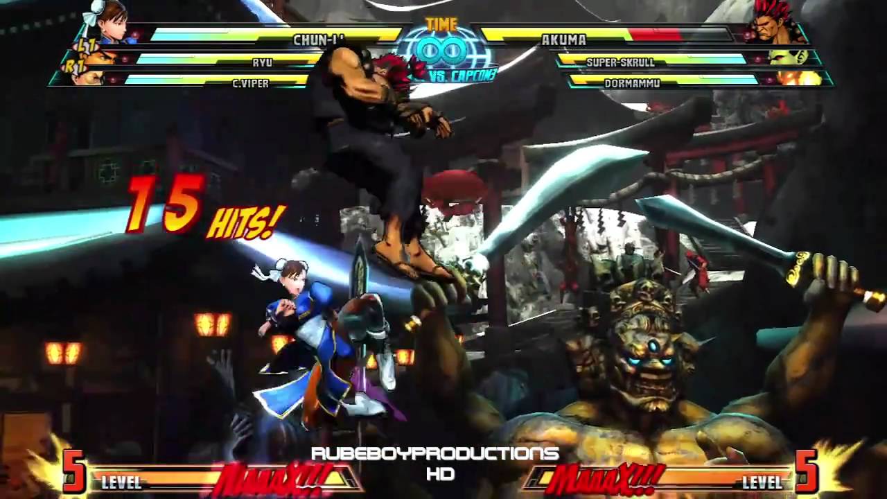 Marvel vs Capcom 3: Chun-li, Ryu & C.Viper - Basic Combos ...