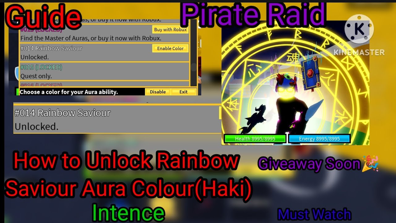 How to Unlock Rainbow Saviour Aura Colour(Haki) in Blox Fruits|Blox ...