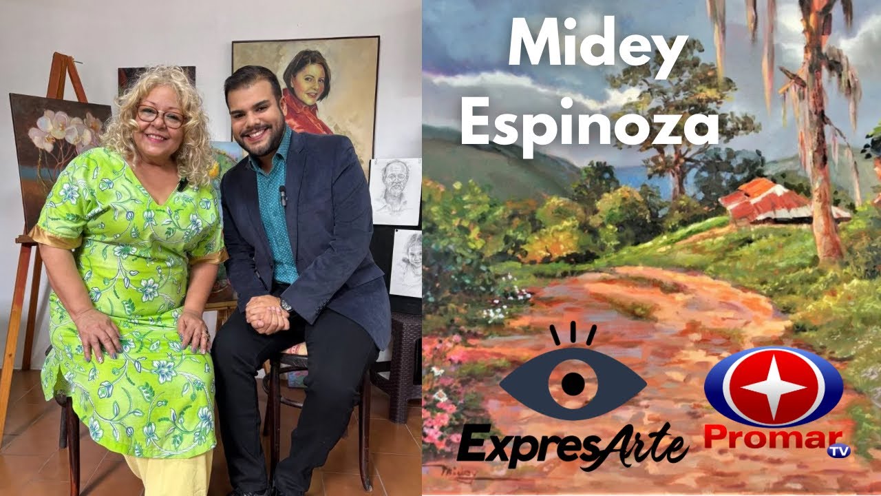 Entrevista a la artista plástico Midey Espinoza @MideyArte paisajista, retratista y experta en ...