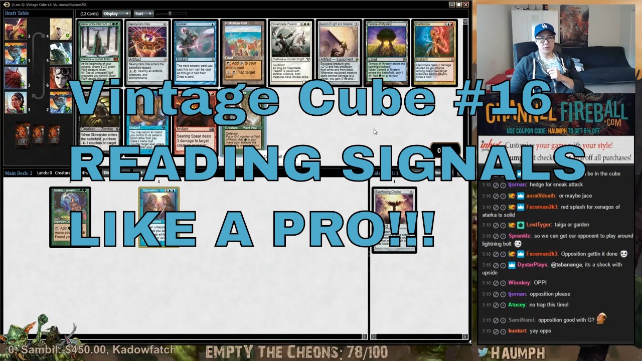 MTG - Vintage Cube #16 - READING SIGNALS LIKE A PRO! - YouTube