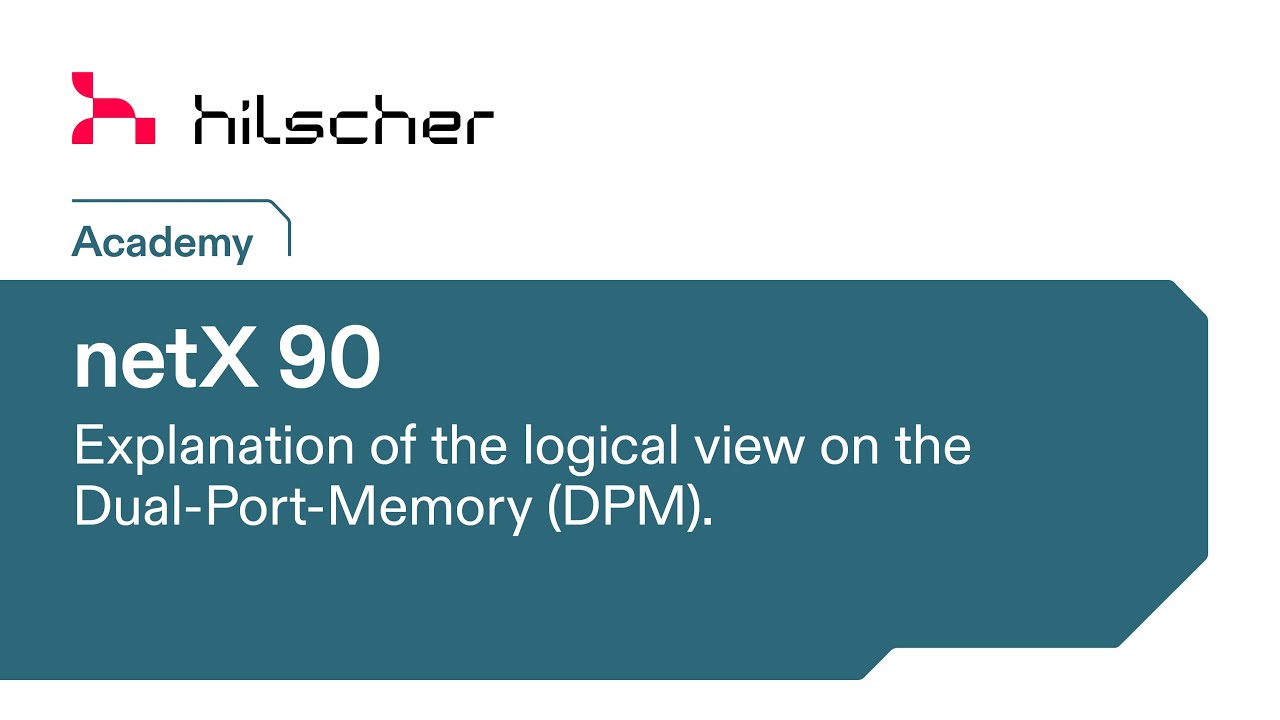 netX 90 Tutorial - Dual Port Memory - Logical View - YouTube