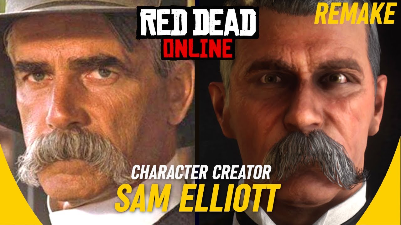 SAM ELLIOTT: Character Creator (Remake) RDR2 Tombstone - YouTube