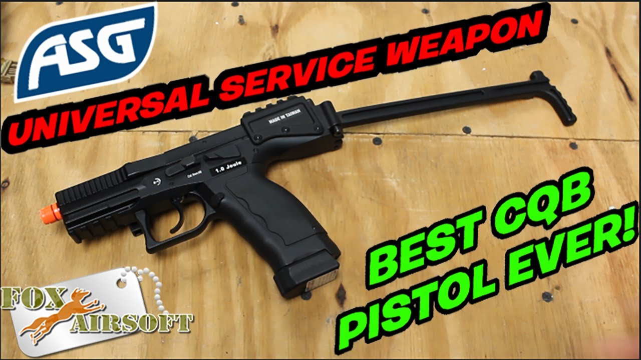 ASG Universal Service Weapon "USW" || Airsoft Gameplay & Review ...