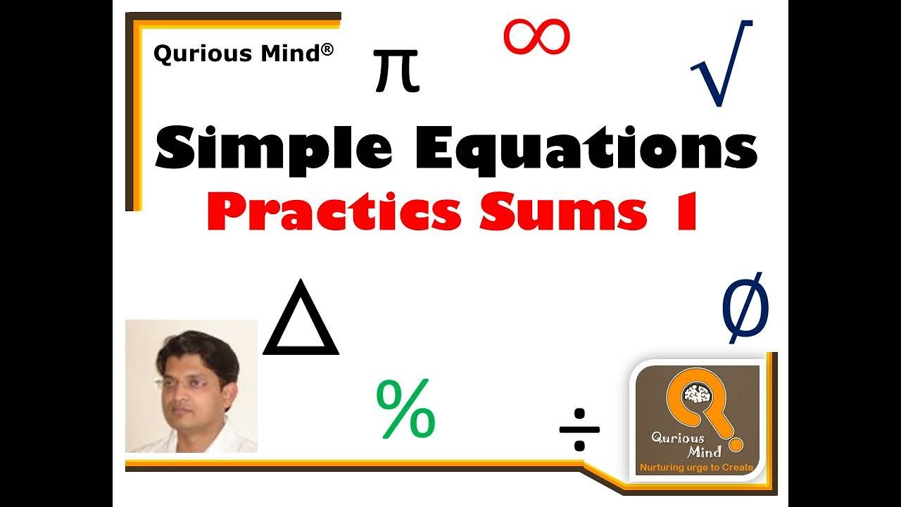 Simple Equations - Practice Sums (Word Problems) - YouTube