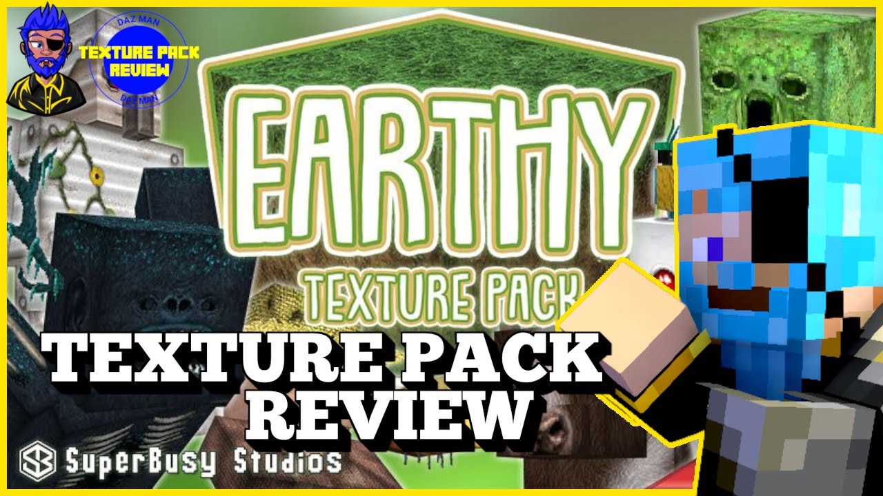 Daz Man Reviews Earthy Texture Pack In Minecraft Bedrock! Minecraft ...