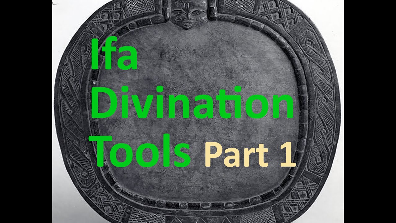 Ifa Divination Tools Part 1 - Opon Ifa - YouTube