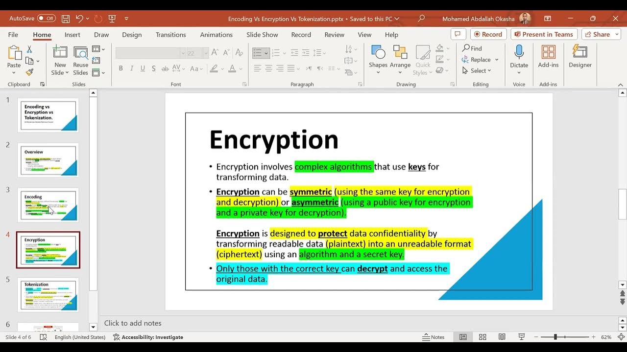 Encoding Vs Encryption Vs Tokenization - YouTube