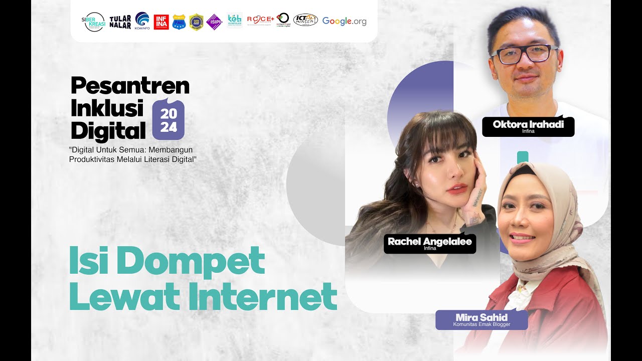 ISI DOMPET LEWAT INTERNET | PESANTREN INKLUSI DIGITAL 2024 #1 - YouTube