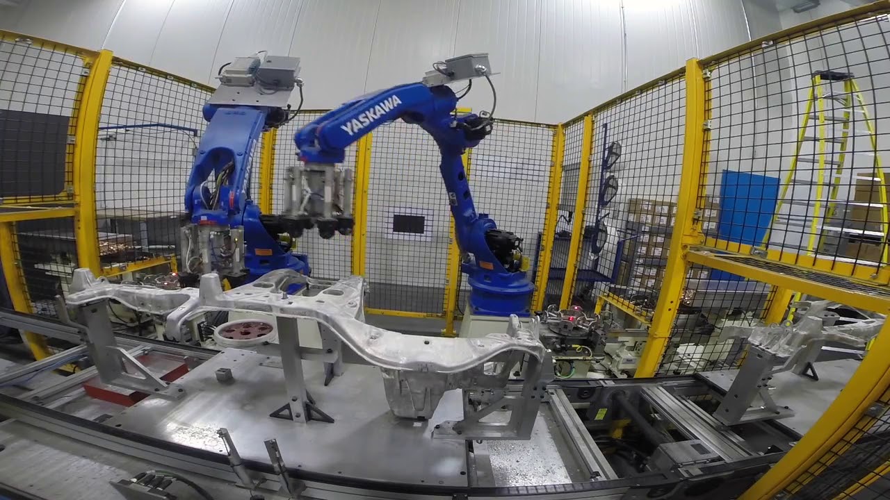 Robotic Assembly Line - Parmerit - YouTube