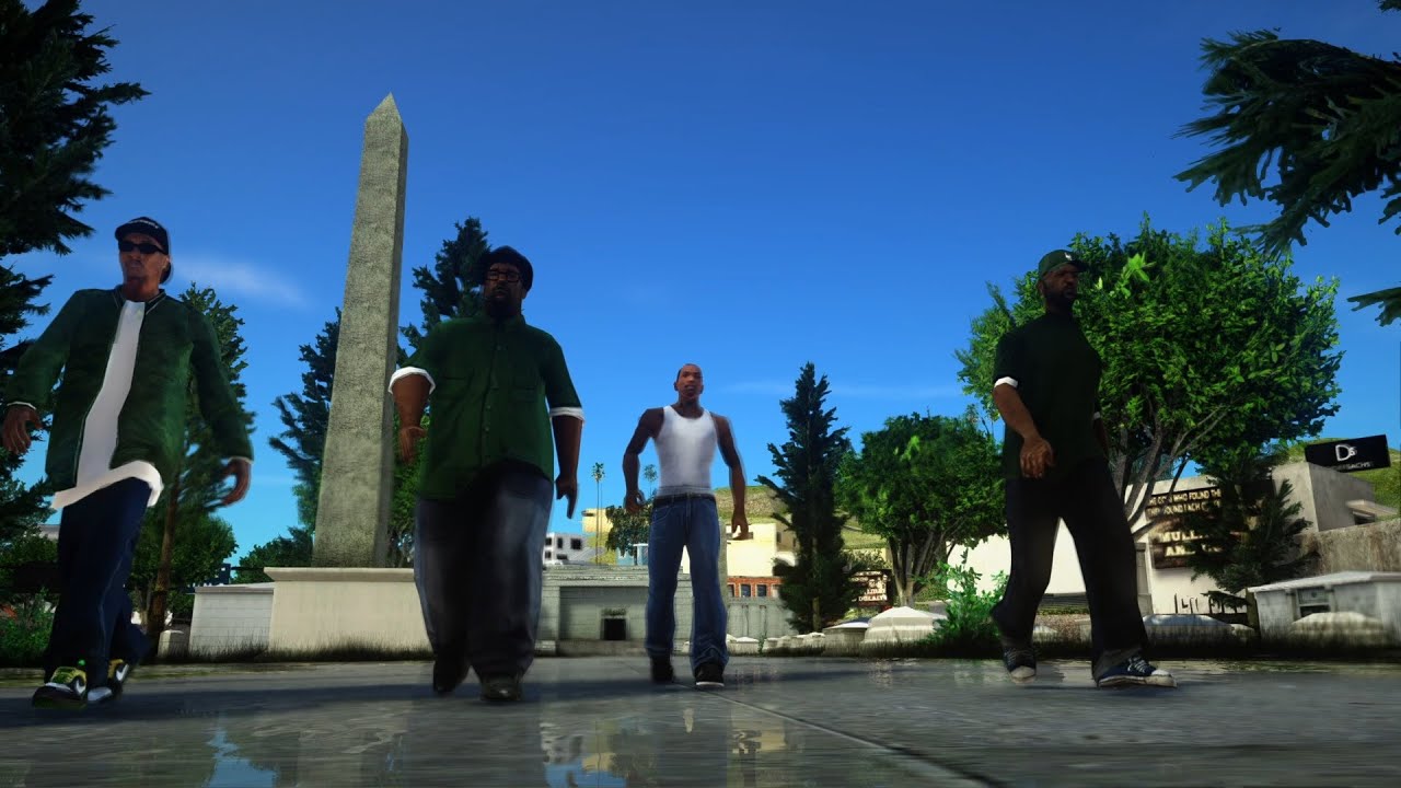 GTA:San Andreas Beautification project First 2 Missions (Full Cutscenes ...