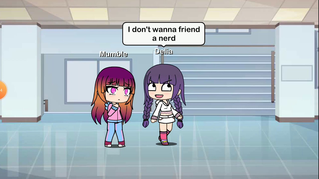 Gacha Life The nerd turn to popular Mini movie - YouTube