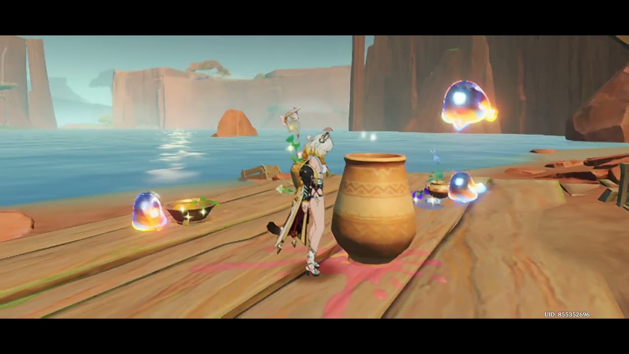 Genshin Impact Peculiar Monetoo Puzzle Guide by the Seaside Restore ...