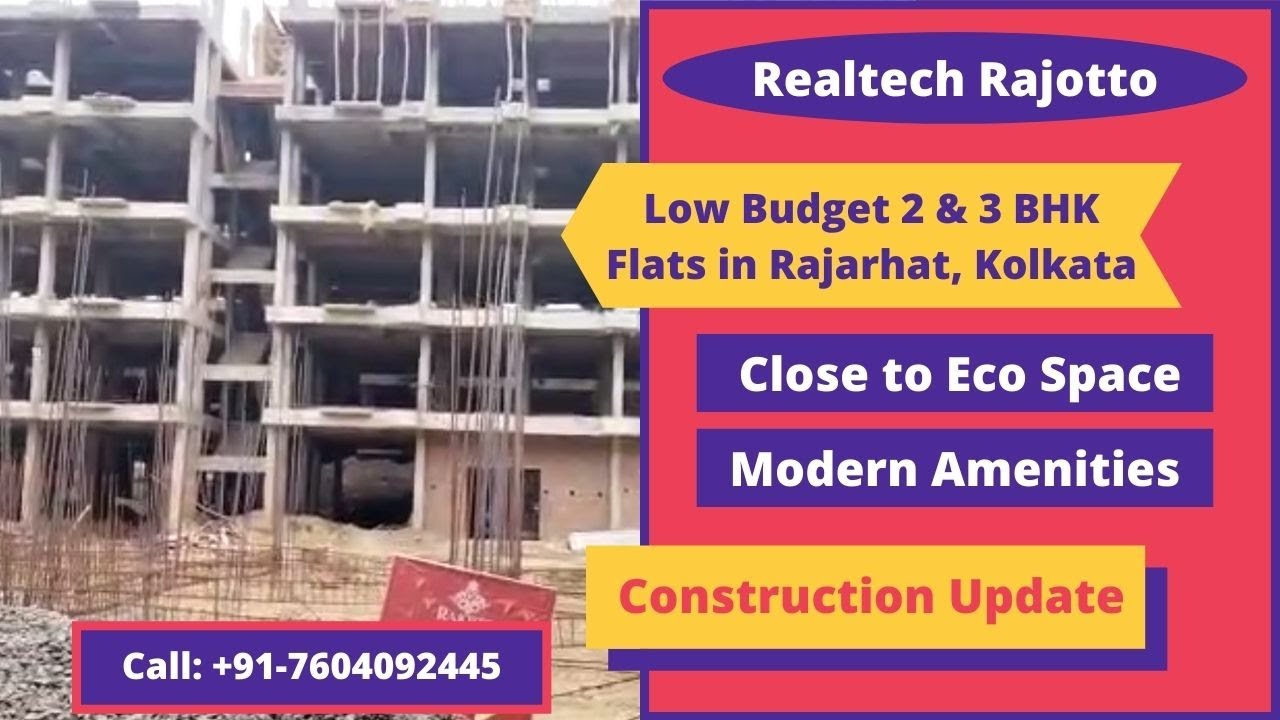 Realtech Rajotto Construction Update | ☎️ 7604092445 | 2, 3 BHK Flats ...