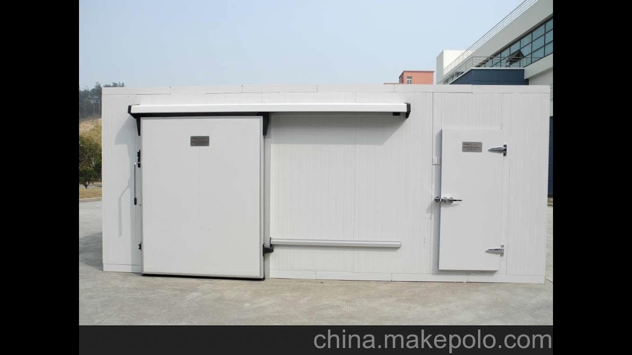 Thermal insulated PU foam sandwich panel sliding doors for cold rooms ...