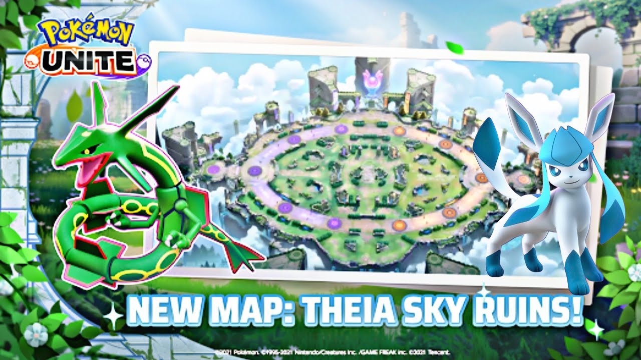 A New Map Gameplay with Glaceon | Pokemon Unite - YouTube