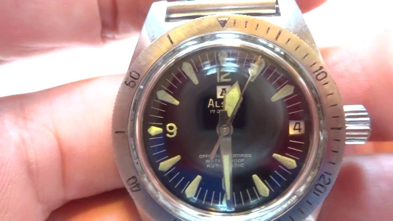 Vintage Alsta Diver watch - YouTube