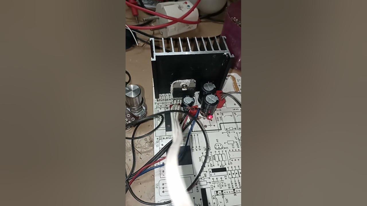 Increíble amplificador con tda7495s!! 11+11w - YouTube