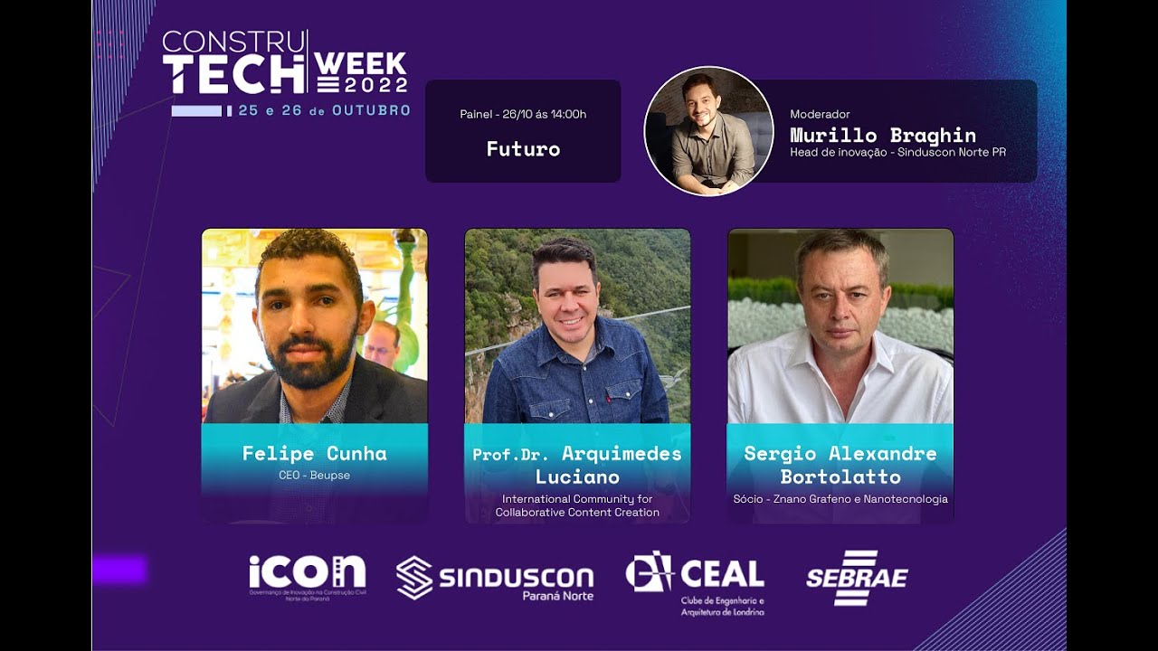 PAINEL FUTURO - CONSTRUTECH WEEK 2022 - YouTube
