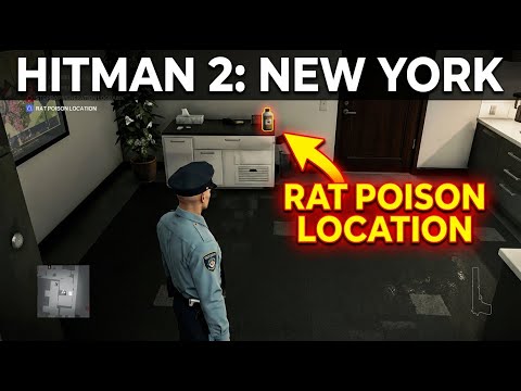 HITMAN 2 - New York - Rat Poison Location - YouTube
