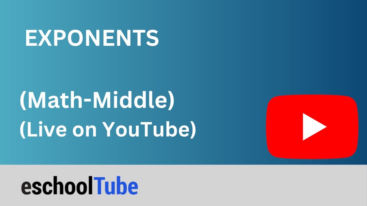 EXPONENTS : Math-Middle - YouTube