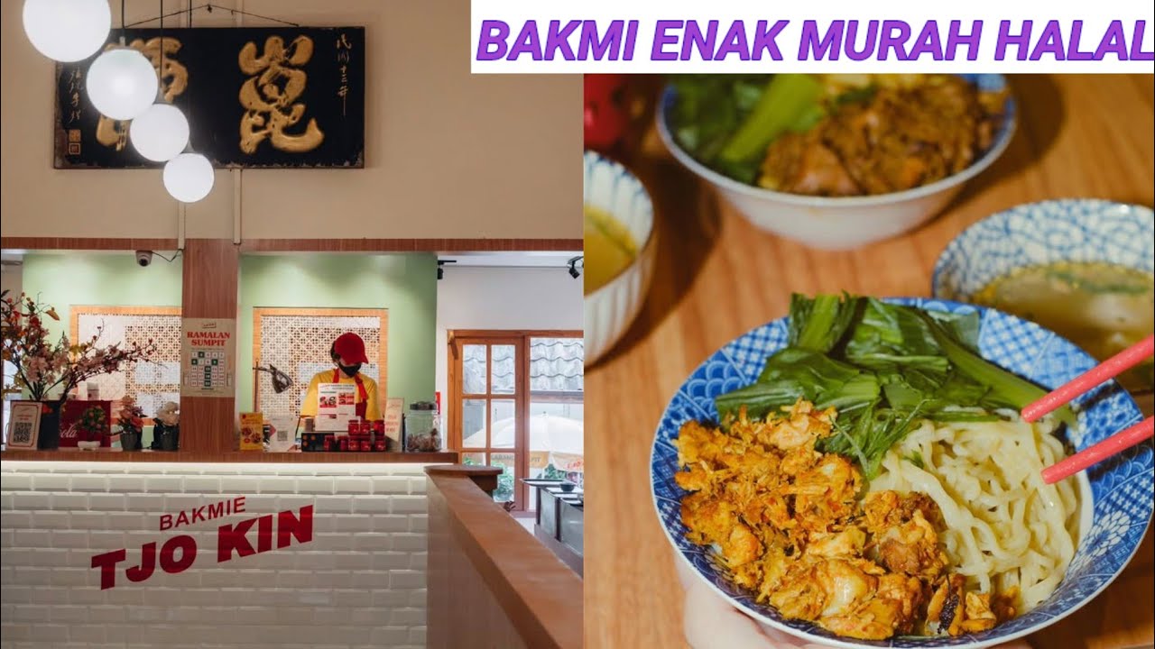 BAKMI TJO KIN TEMPAT MAKAN ENAK MURAH DI BRAGA BANDUNG - YouTube