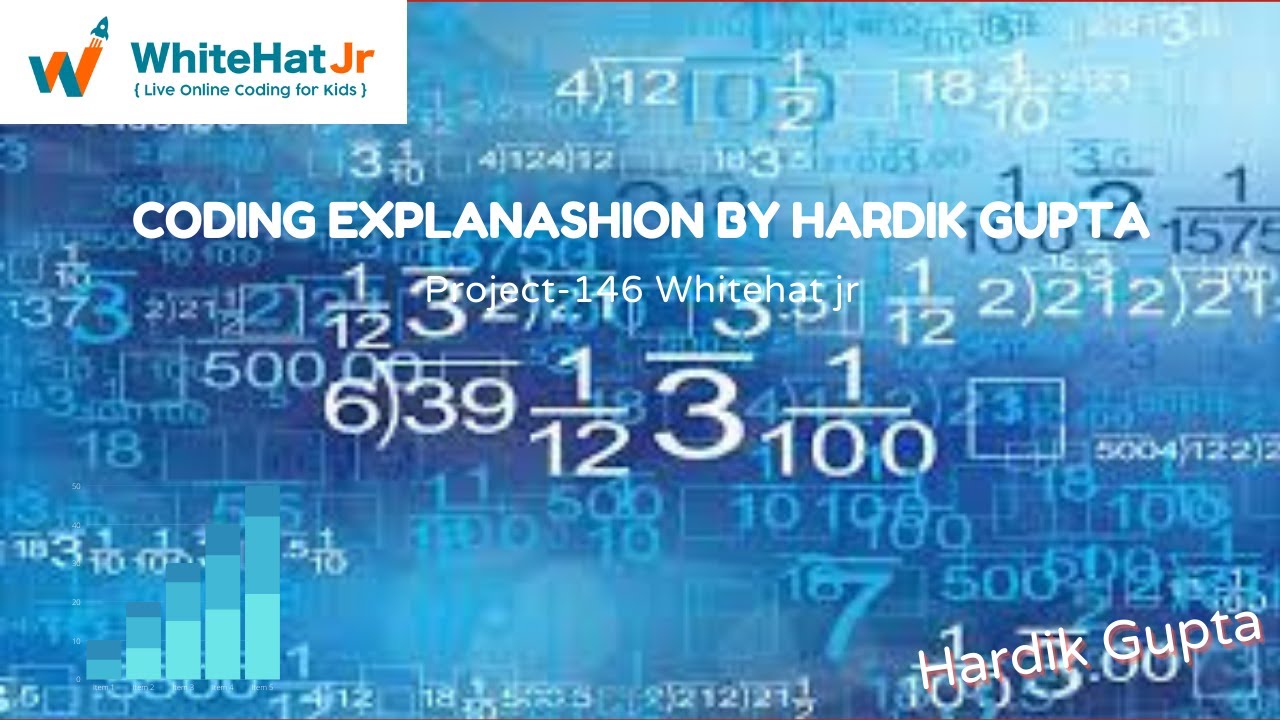 Hardik Gupta project 146 / whitehat jr / coding - YouTube