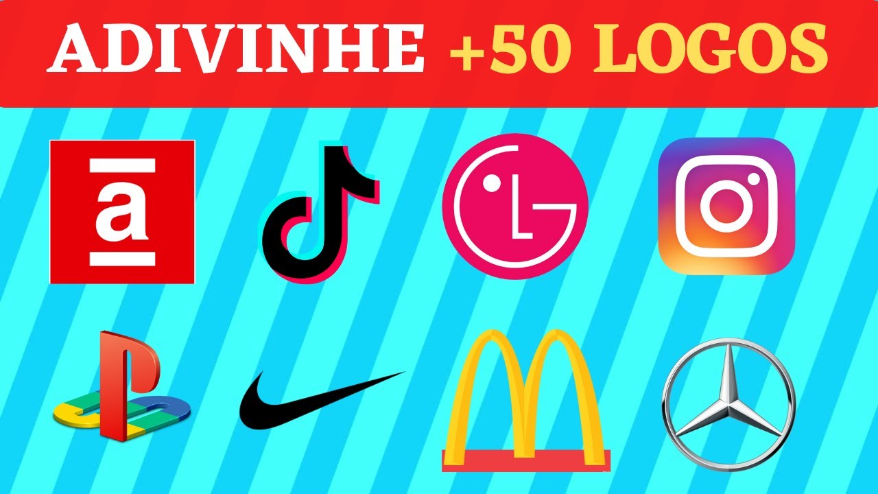 Adivinhe o Nome da Marca Pela Logo | +50 Logos | Desafio do Logotipo ...