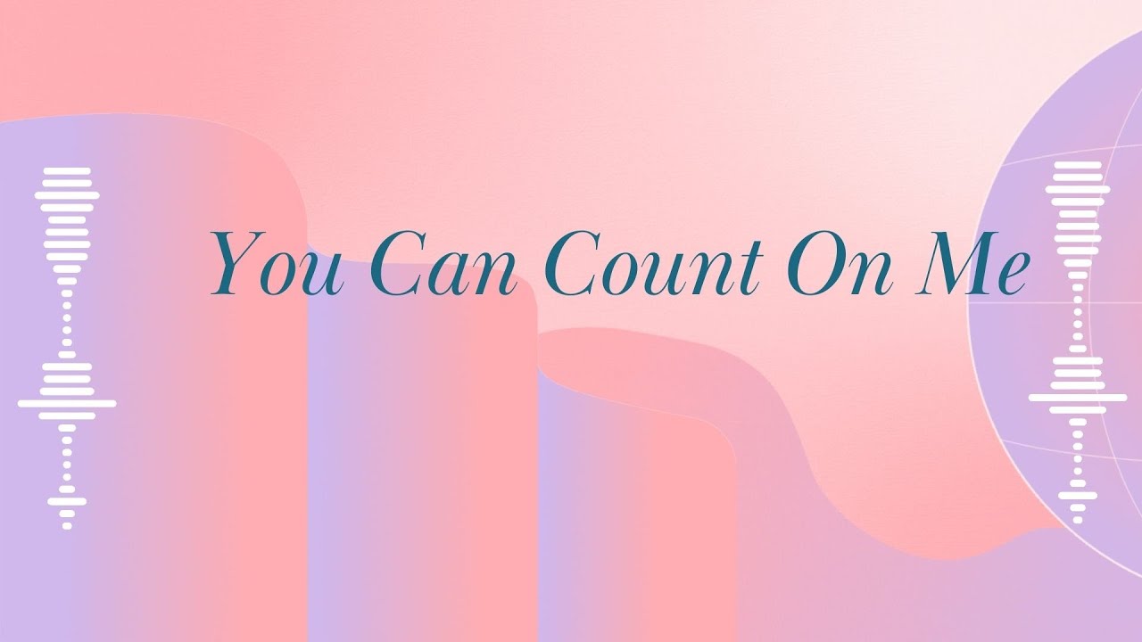 YOU CAN COUNT ON ME (Cover) - YouTube