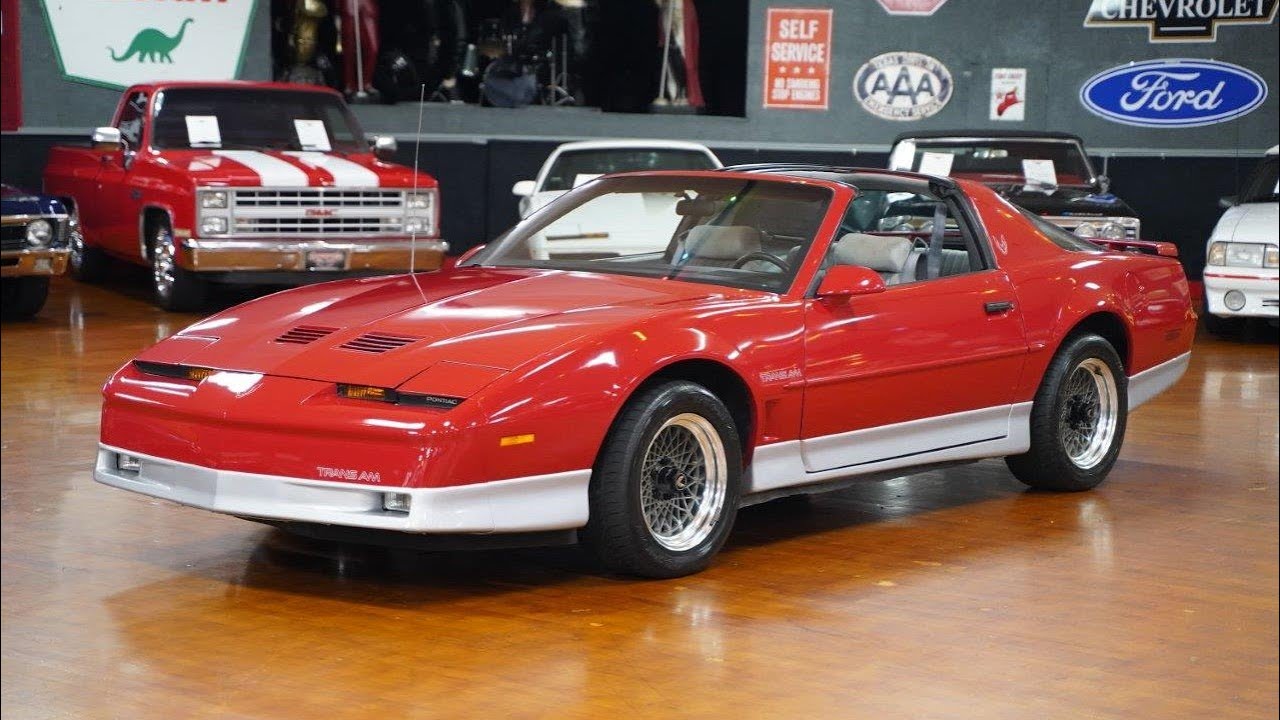 1987 PONTIAC TRANS AM - YouTube