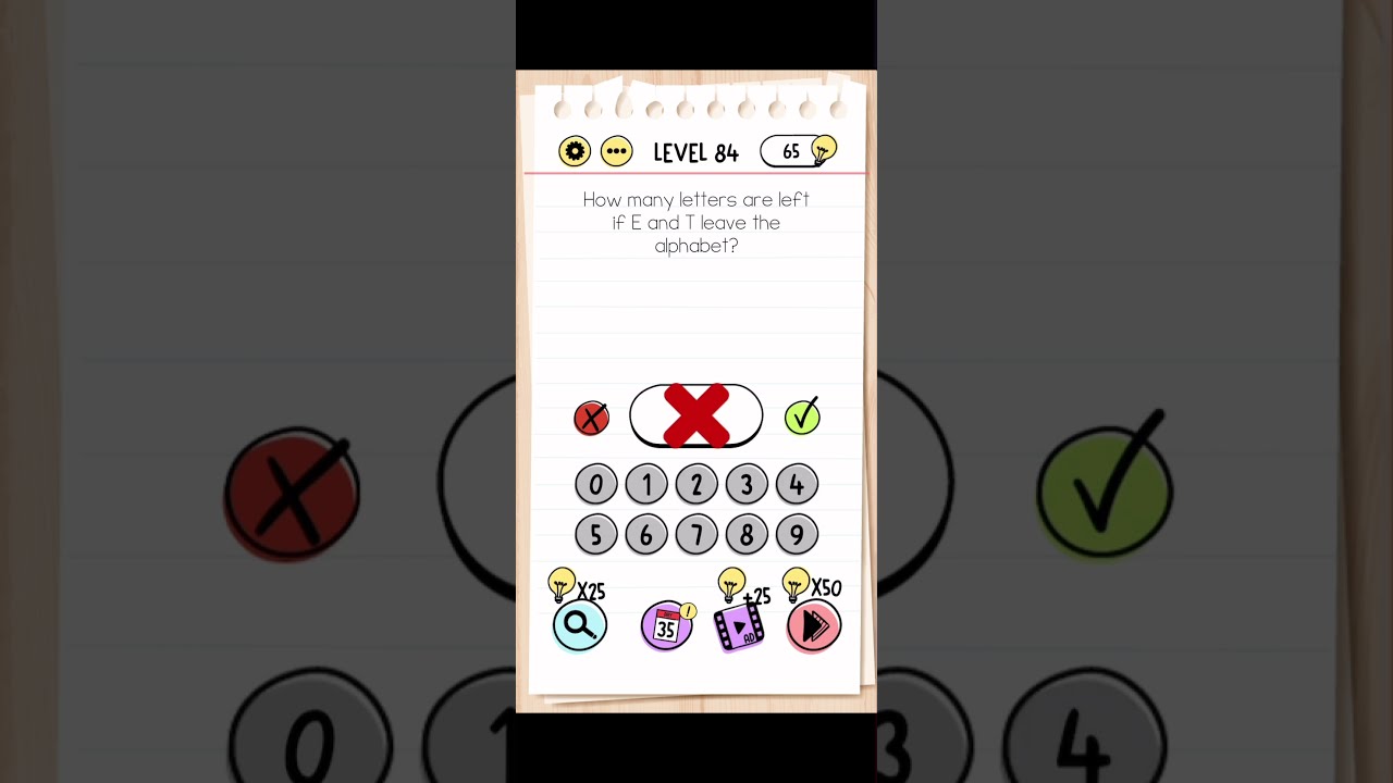 Brain Test Gameplay Levels 84 How Many Letters Are Left If E And T Brain Test Gameplay Levels 84 How Many Letters Are Left If E And T