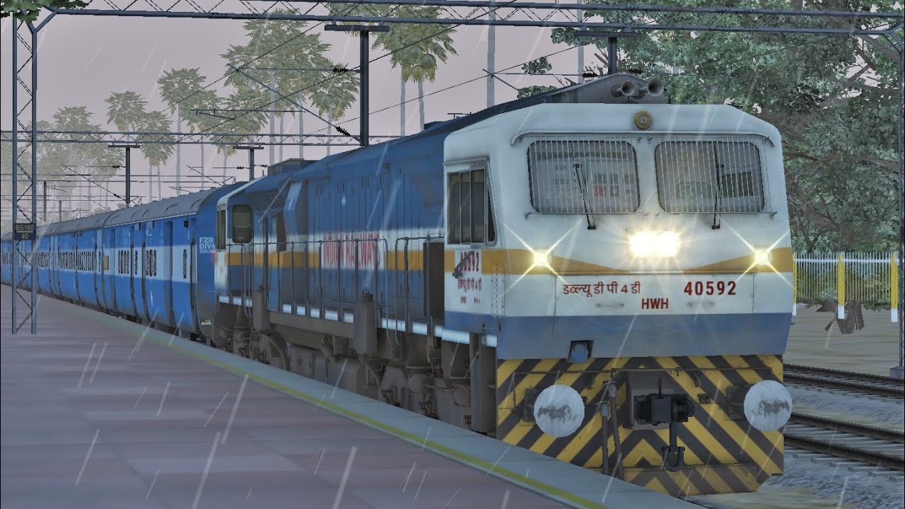 NEW PC GAME | INDIAN TRAIN SIMULATOR | Kulem Vasco Passenger Short ...