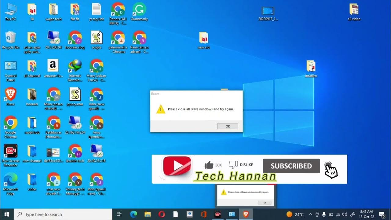 How to uninstall computer brave browser Problem 100% solved // - YouTube