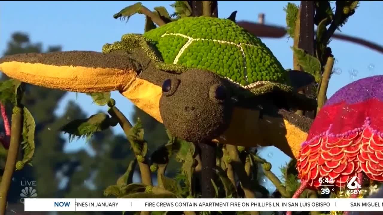CAL POLY ROSE FLOAT RETURNS FOR PARADE - YouTube