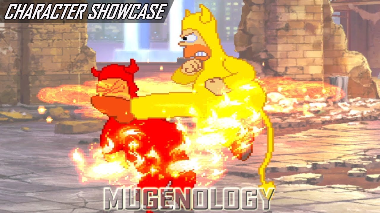 Character Showcase: Evil Homer [By Warner] - The Simpsons - MUGEN - YouTube